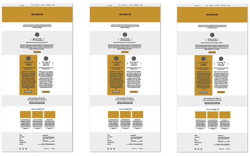Understand how templates will be used on your site | Both Birds